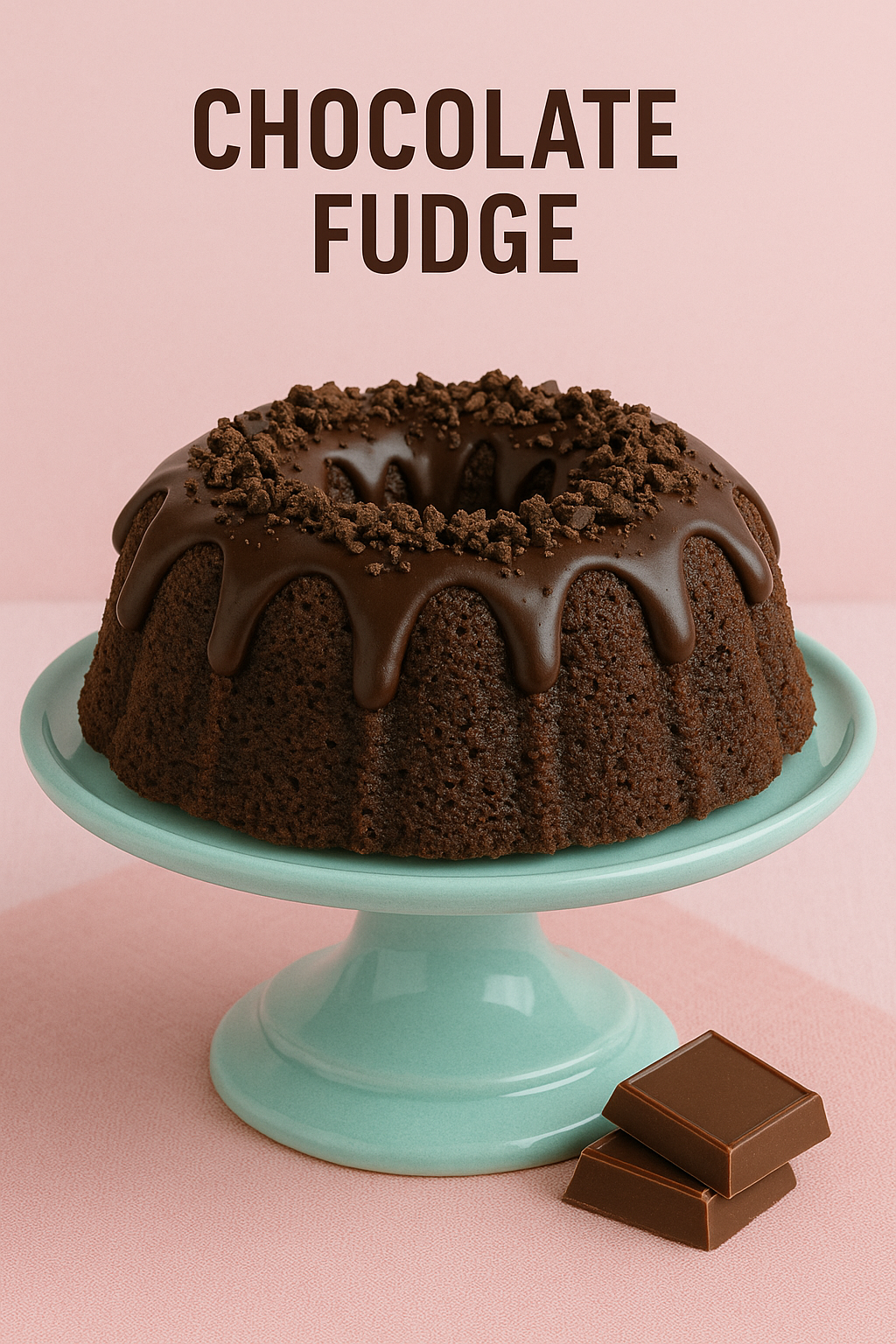 🍫 Chocolate Fudge Pound Cake – Yannaas Sweets