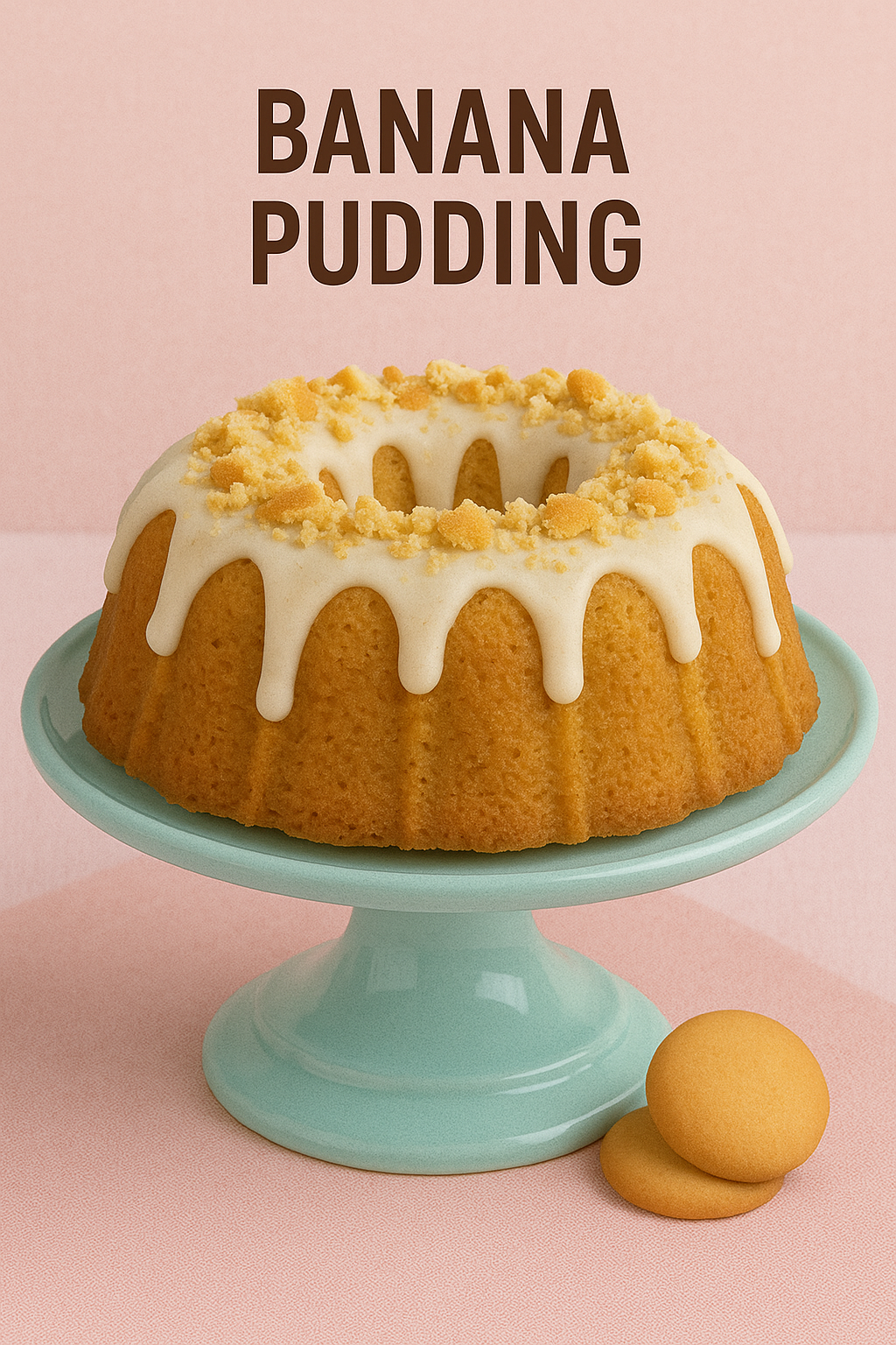 🍌 Banana Pudding Pound Cake – Yannaas Sweets